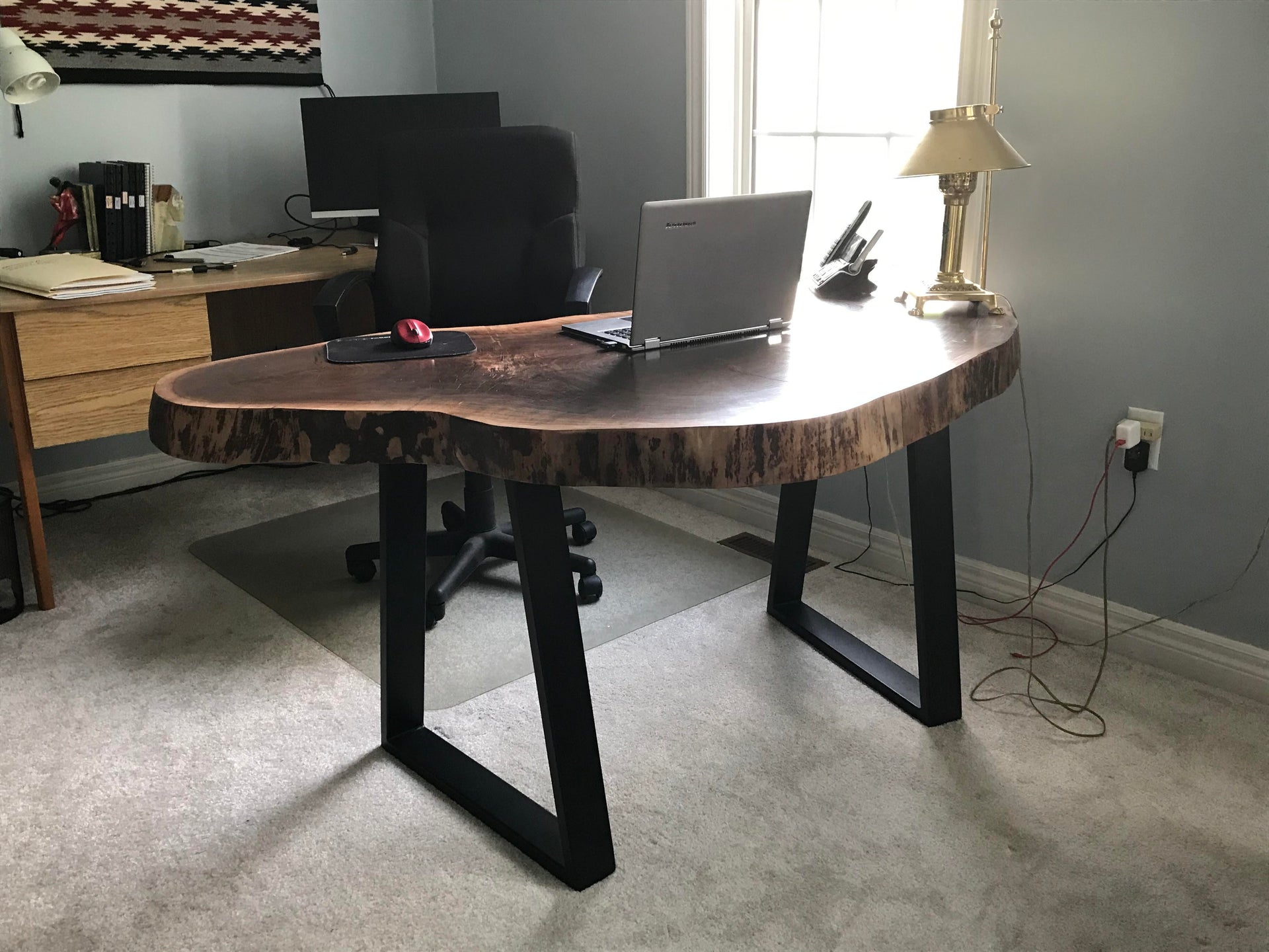 Inverse Trapezoid Metal Table Legs – Black & Smith Ironworks