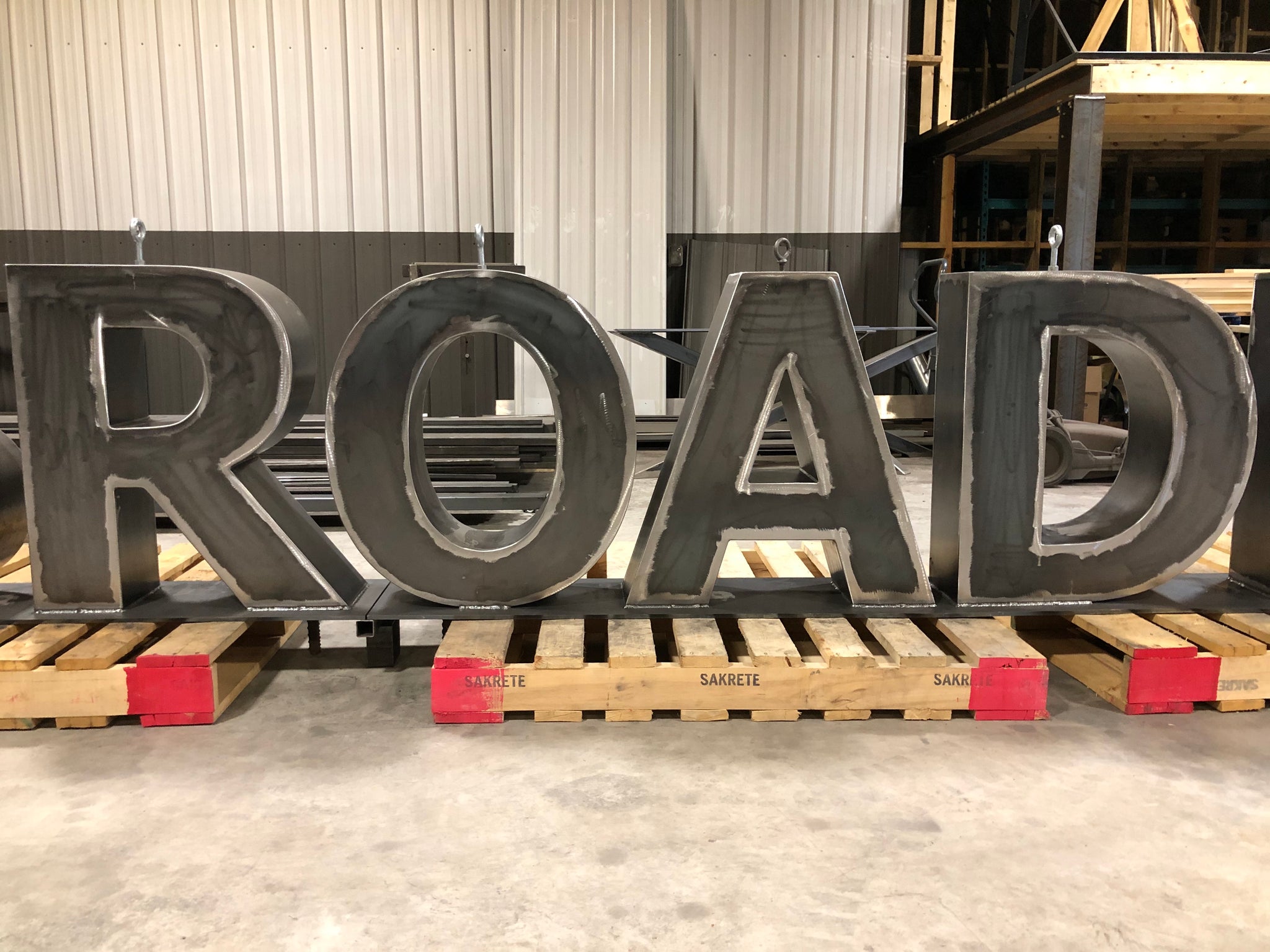 Metal Block Letters – Black & Smith Ironworks